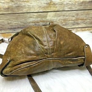 Renato Minelli | Bags | Renato Minelli Distressed Olive Green Leather ...